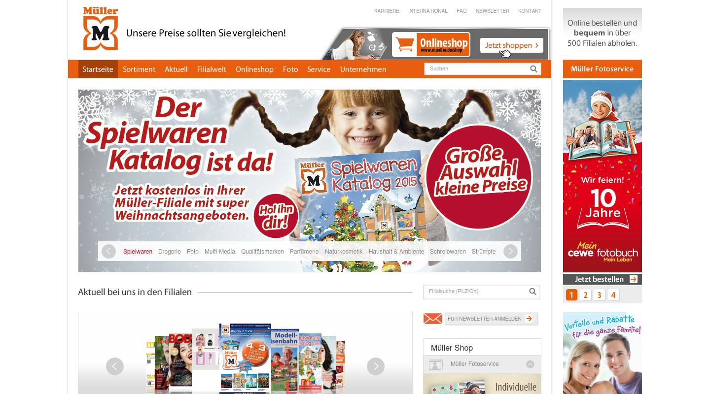 Müller Drogeriemarkt - Drogerien & Parfümerien in Deutschland ...